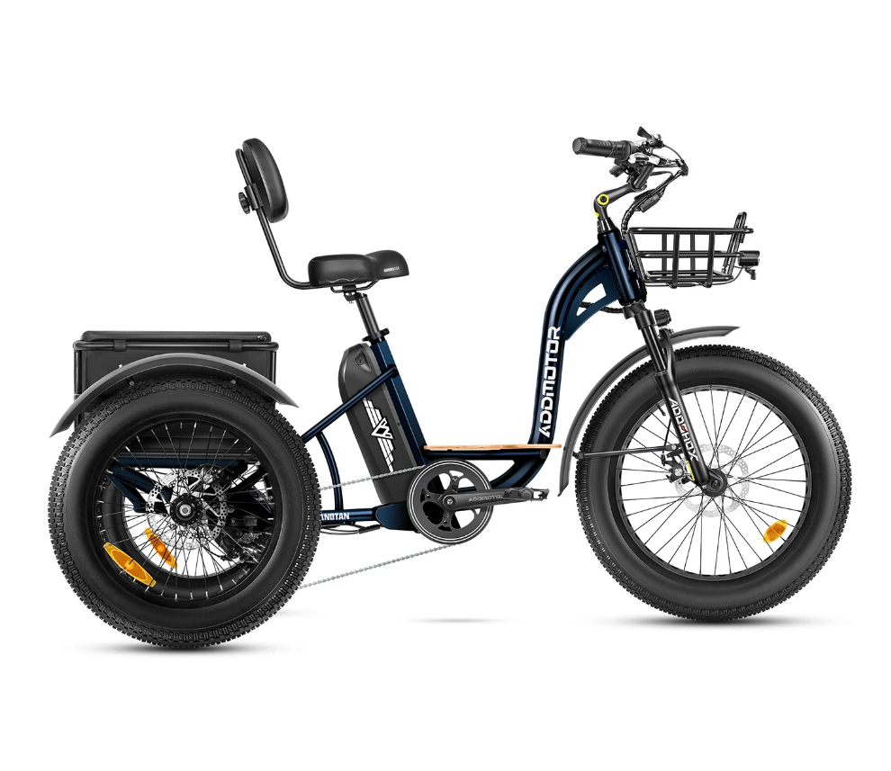 Grandtan II 750W 2024 off road electric trike – Zeus Ebikes Canada
